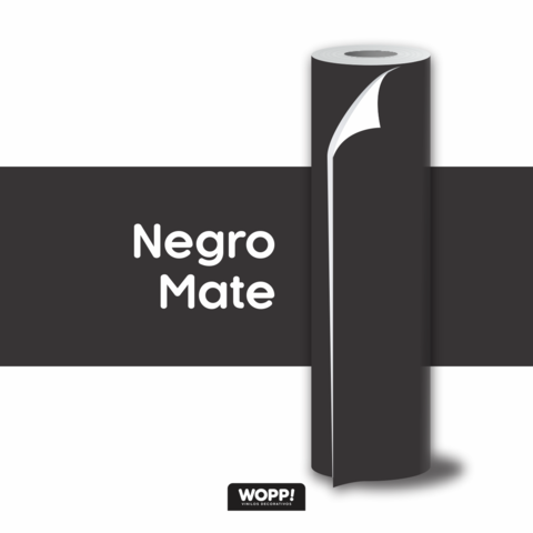 Negro Mate liso x rollo 60 - Comprar en Wopp vinilos