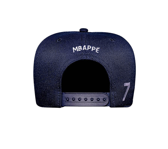 PSG Boné Snapback - Signature Mbappé (Azul)