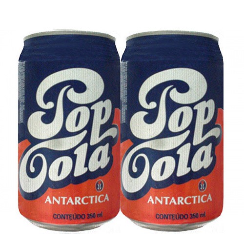 LATA REFRIGERANTE POP COLA ANTARCTICA 350 ML ALUMÍNIO BRASIL