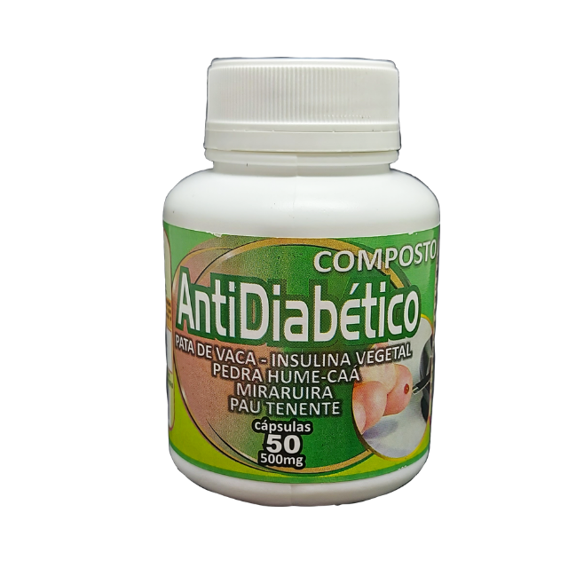 Composto Antidiabético - 50 Cápsulas - Casa Nature