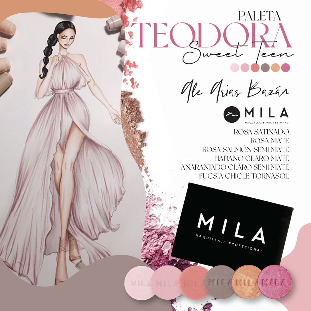 Sombras- TEODORA by Ale Arias Bazán #TEODORA Porta Cosméticos c/ 5 ...