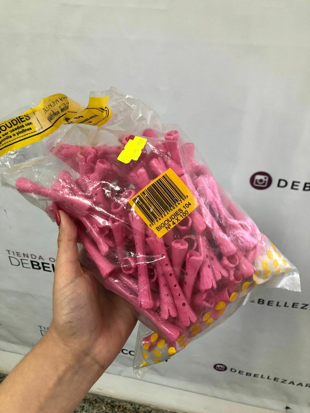 bigudíes para rulos peluquería Nro 4 x 100