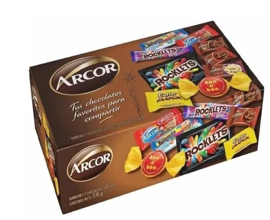 CHOCOLATE BOMBONES SURTIDOS EL KIOSKO EN CASA ARCOR POR 276 GRS