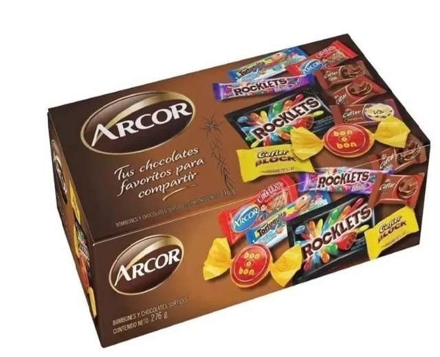 CHOCOLATE BOMBONES SURTIDOS EL KIOSKO EN CASA ARCOR POR 276 GRS
