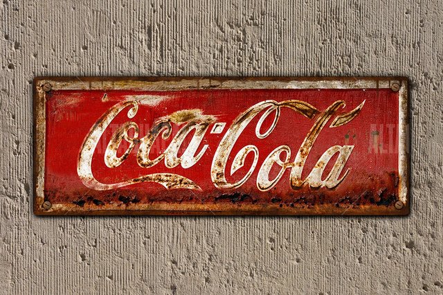 Chapa rústica Coca Cola - Comprar en AltaChapa! Deco