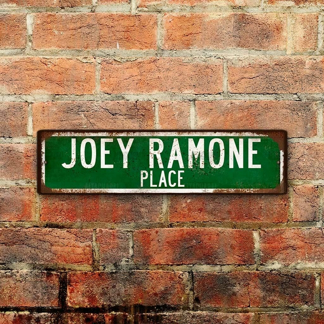 Chapa calles New York "Joey Ramone Place"