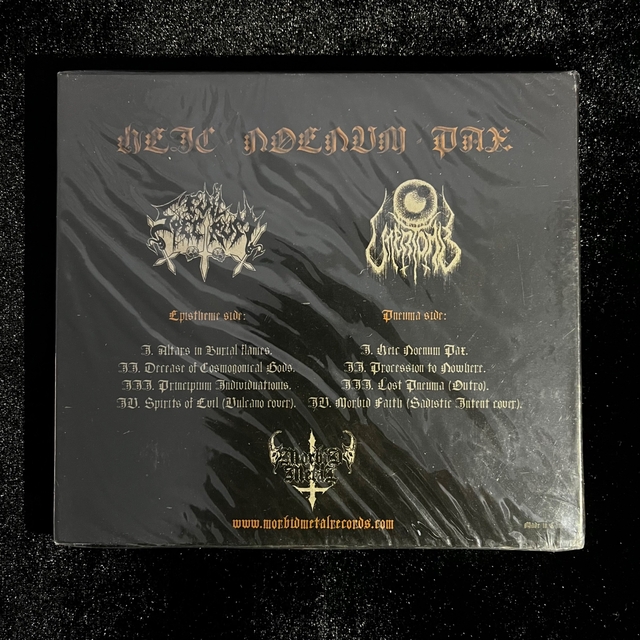 Evil Spectrum/ Uttertomb - Heic Noenum Pax Cd Digi