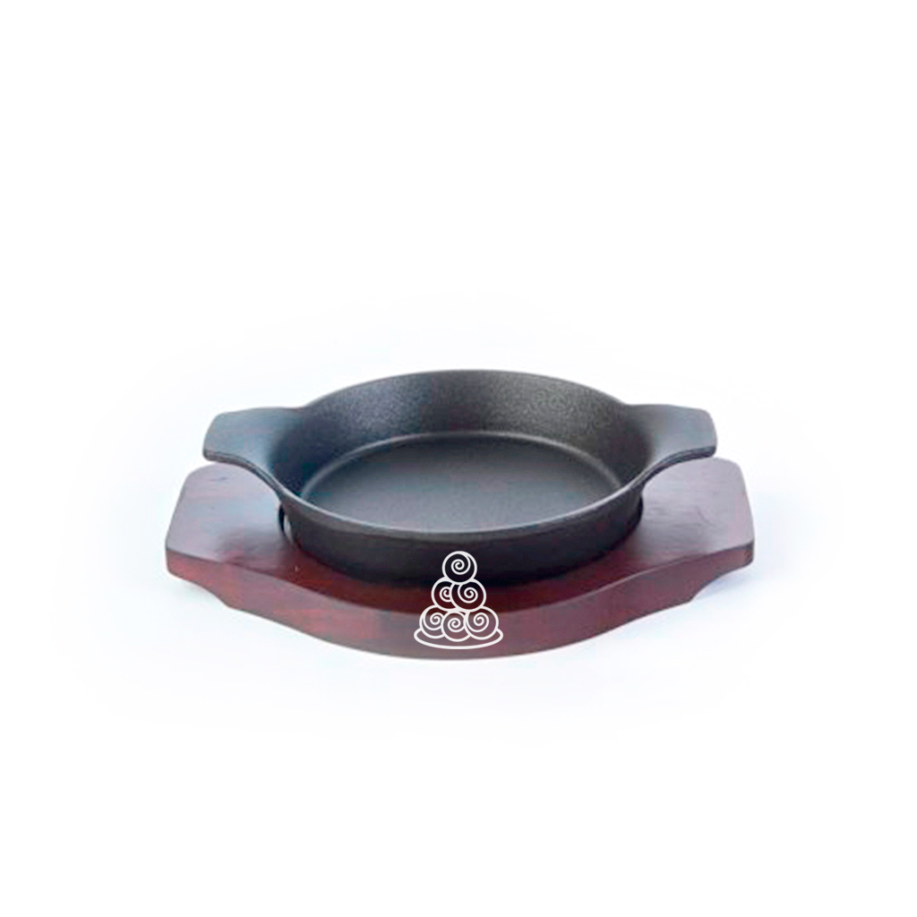 PROVOLETERA DE HIERRO FUNDICION BASE MADERA 15 cm