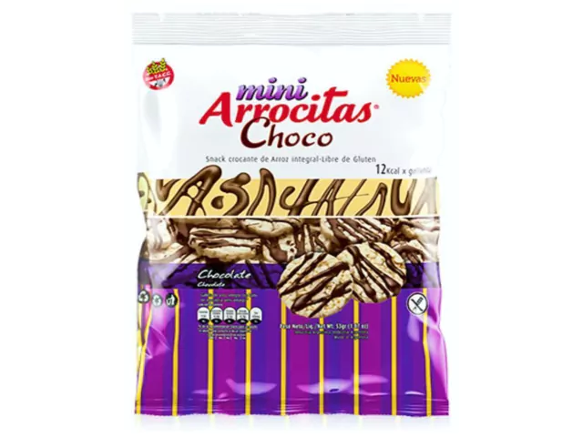 Mini snack de arroz c/choco "Arrocitas" - Ekosher