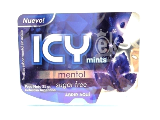 Pastillas de mentol sin azúcar "Icy" - Ekosher