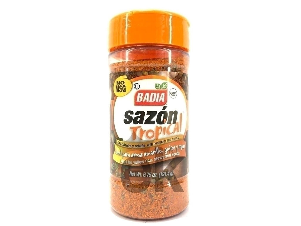Sazón tropical para arroz, guisos y sopas 191.4g "Badia"
