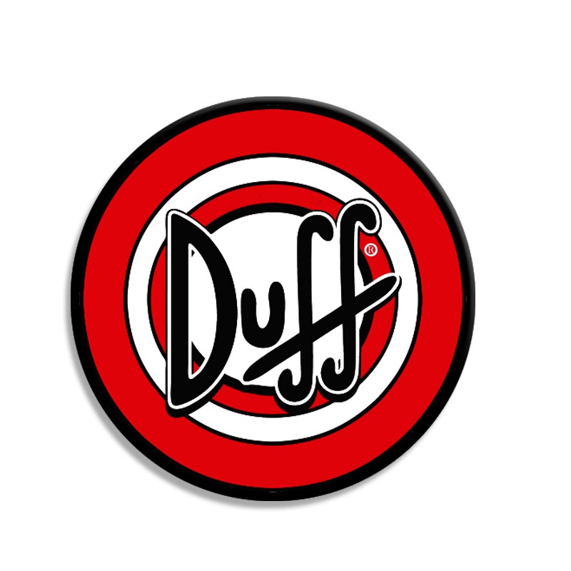 PLACA DUFF MDF 30 CM - Art Print Decorações