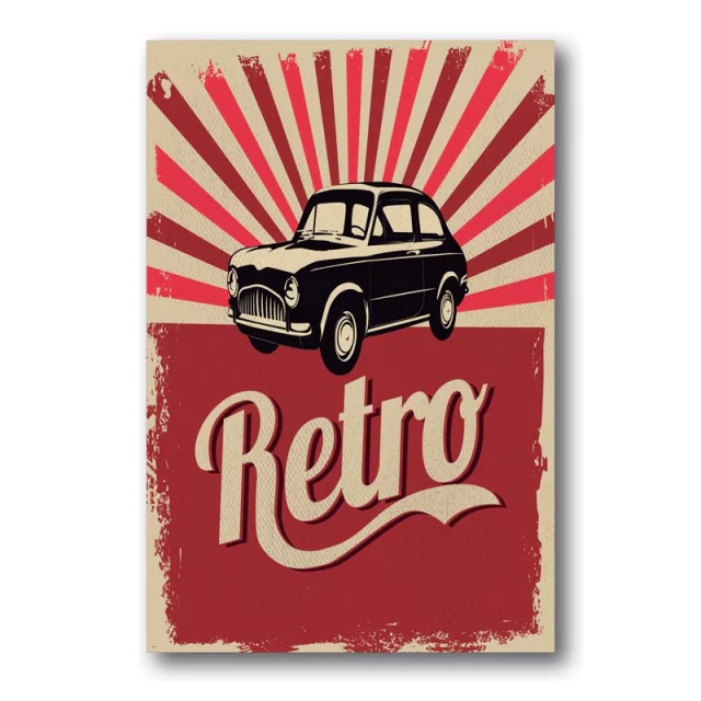 PLACA RETRO - Comprar em Art Print Decorações