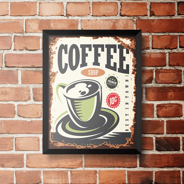 PLACA COFFEE PREMIUM - Art Print Decorações