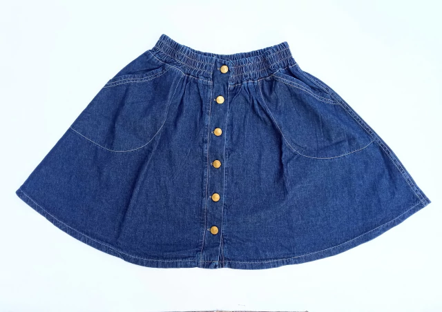 POLLERA VUELO Jean azul - Comprar en EL SEÑOR REMERAS
