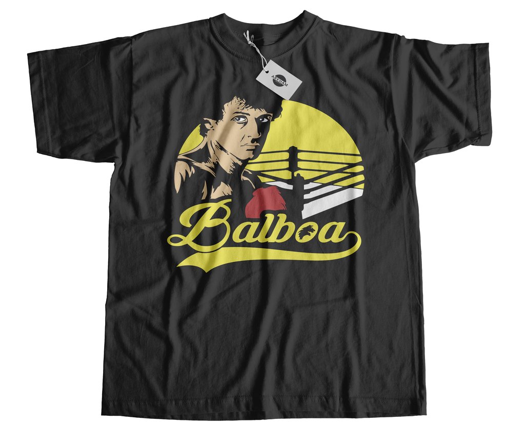 Remera Rocky Balboa Negra - Comprar en Arkham