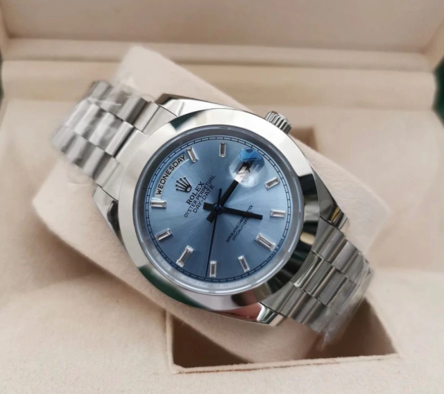 Relógio Rolex Day-Date Prata