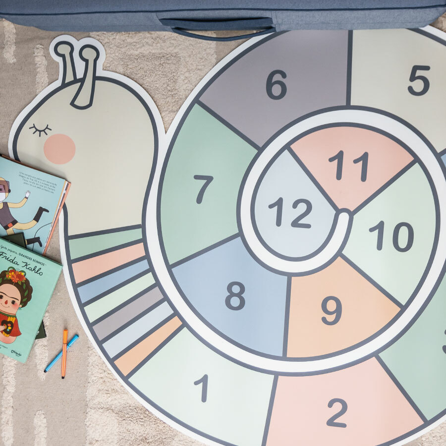 Playmat Caracol Números Candy Colors