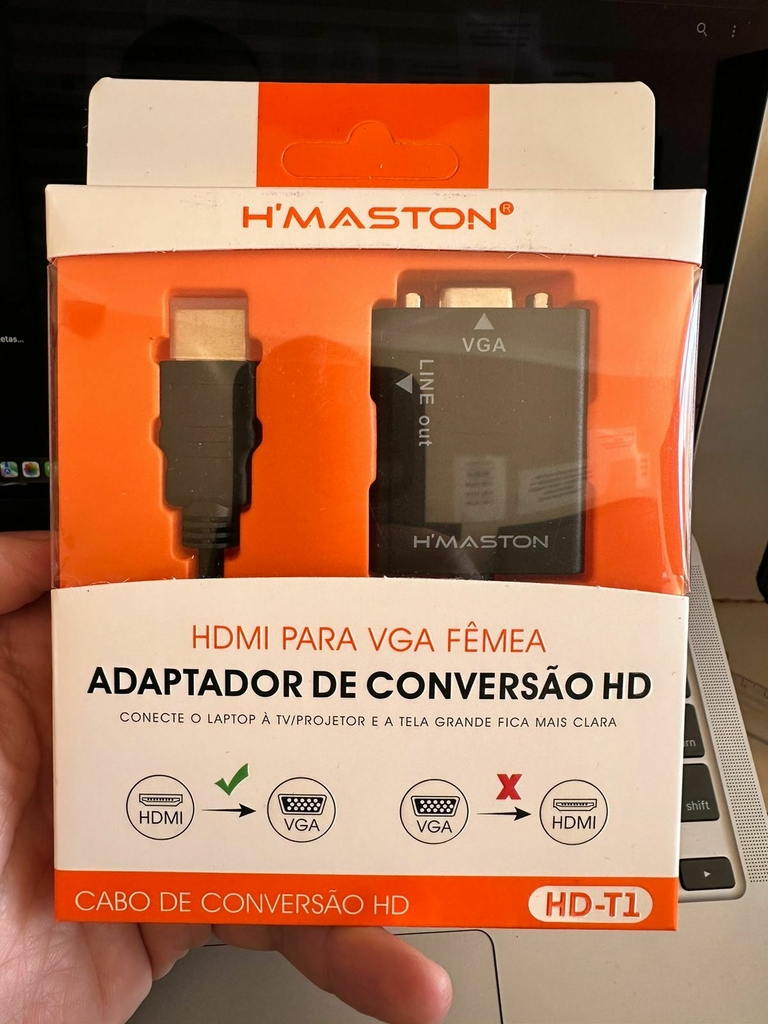 Adaptador HDMI P/ VGA HD-T1 H’maston - LOJA DA OTTO