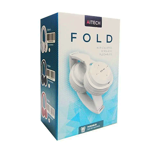 Auricular Bluetooth Aitech Fold Wireless On-ear Stereo Plegable