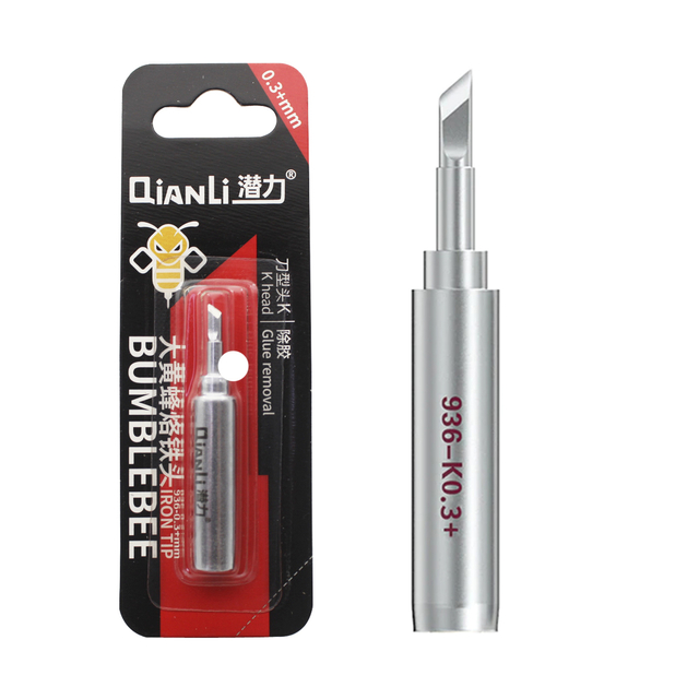 Punta Soldado Lapiz Cautin QianLi BumbleBee K 0.3mm Plana Comprar Onli