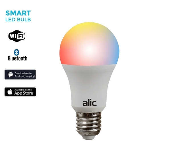 Lampara SMART LED 14w Wifi Bluetooth RGB