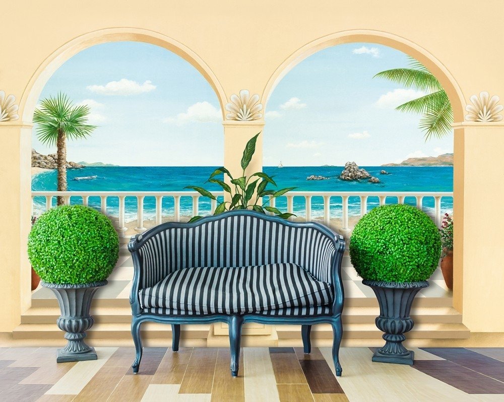 Painel Parede - Terrace Provençale
