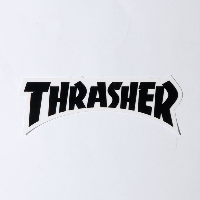 Thrasher Sticker Logo Mediano - Black Raven Skateshop