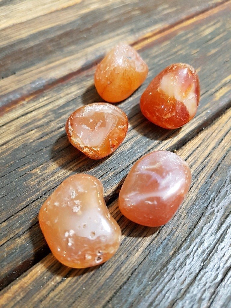 Ágata Cornalina rolada - Piedras en Córdoba