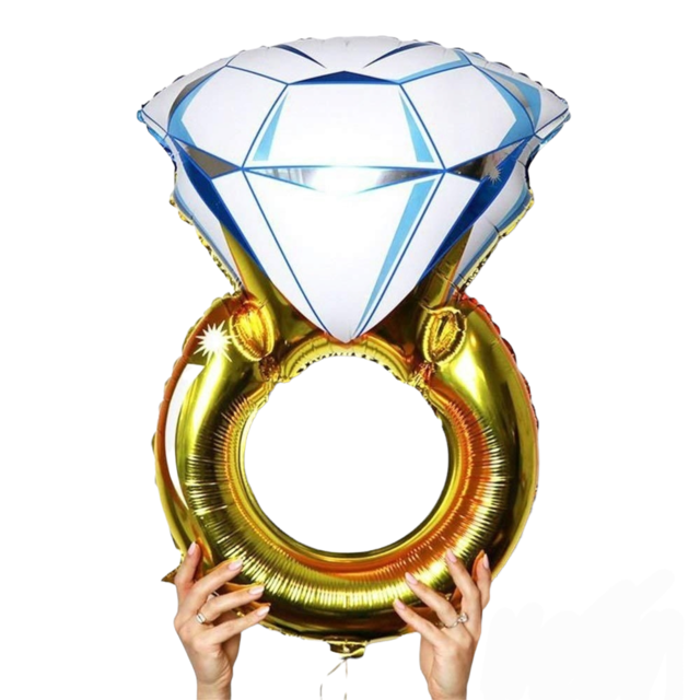 GLOBO ANILLO COMPROMISO - Comprar en Almacen De Globos