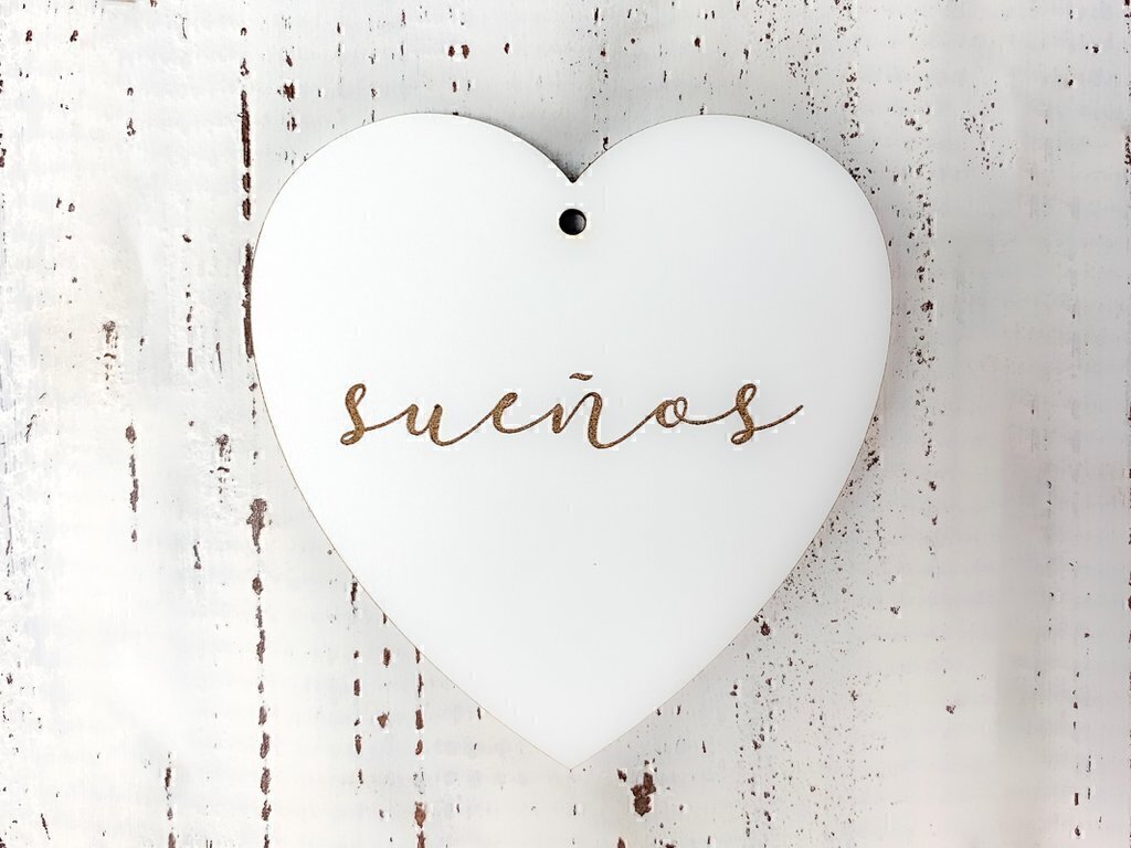 CORAZÓN GRABADO "D" - Comprar en Artemanos