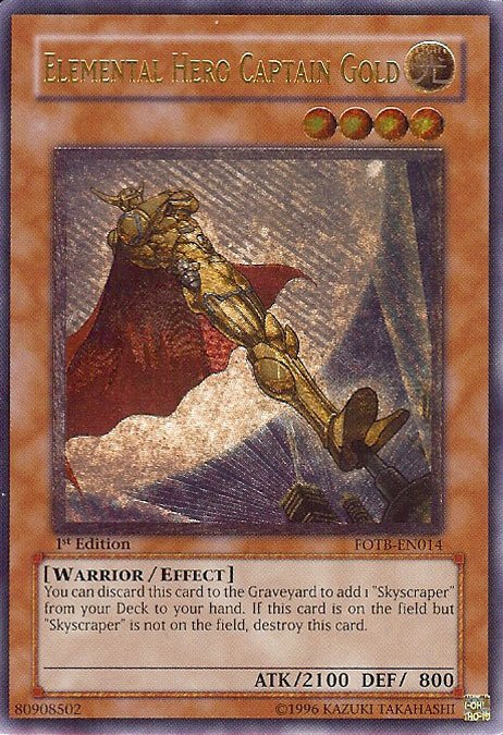 Elemental HERO Captain Gold