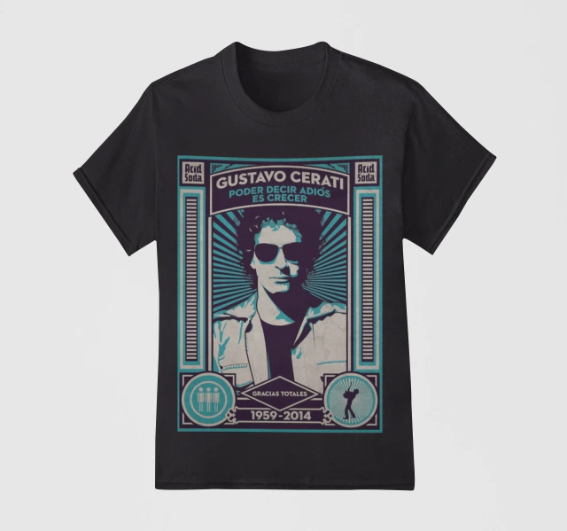 Remera Cerati 1959-2014 - Tienda Road House Clothing
