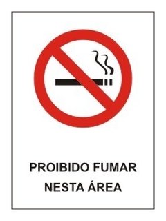 Proibido fumar nesta área - I002
