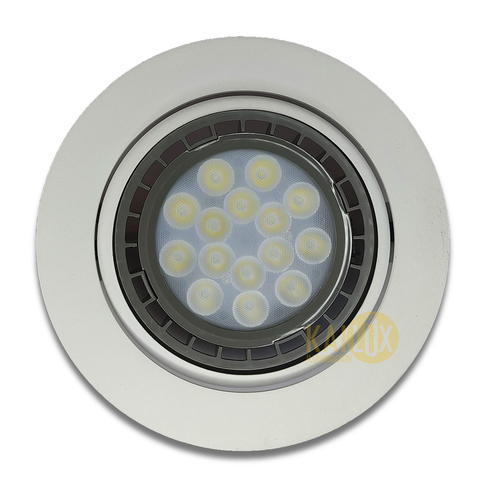 Spot Embutido Redondo Móvil Para AR111 Led Gu10