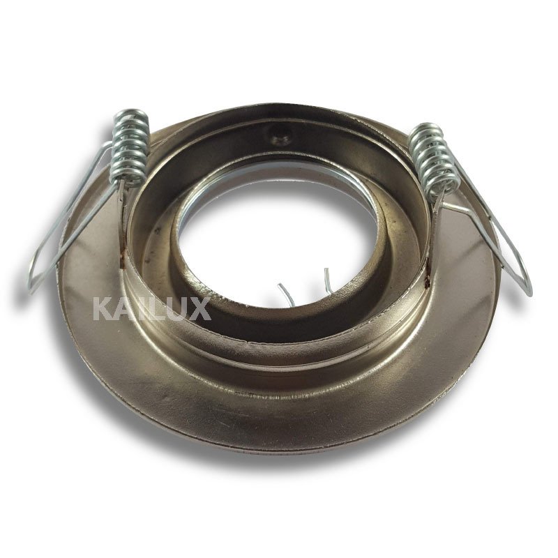 Spot Embutido Redondo Móvil Platil Para Dicroica Led Gu10