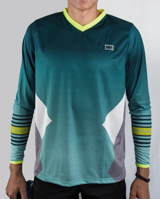 Remera Mountain Bike/ Moto Cross - Verde