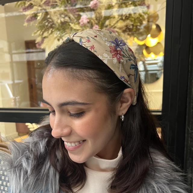 Vincha Clasica Celia - Comprar en Ushka Vinchas