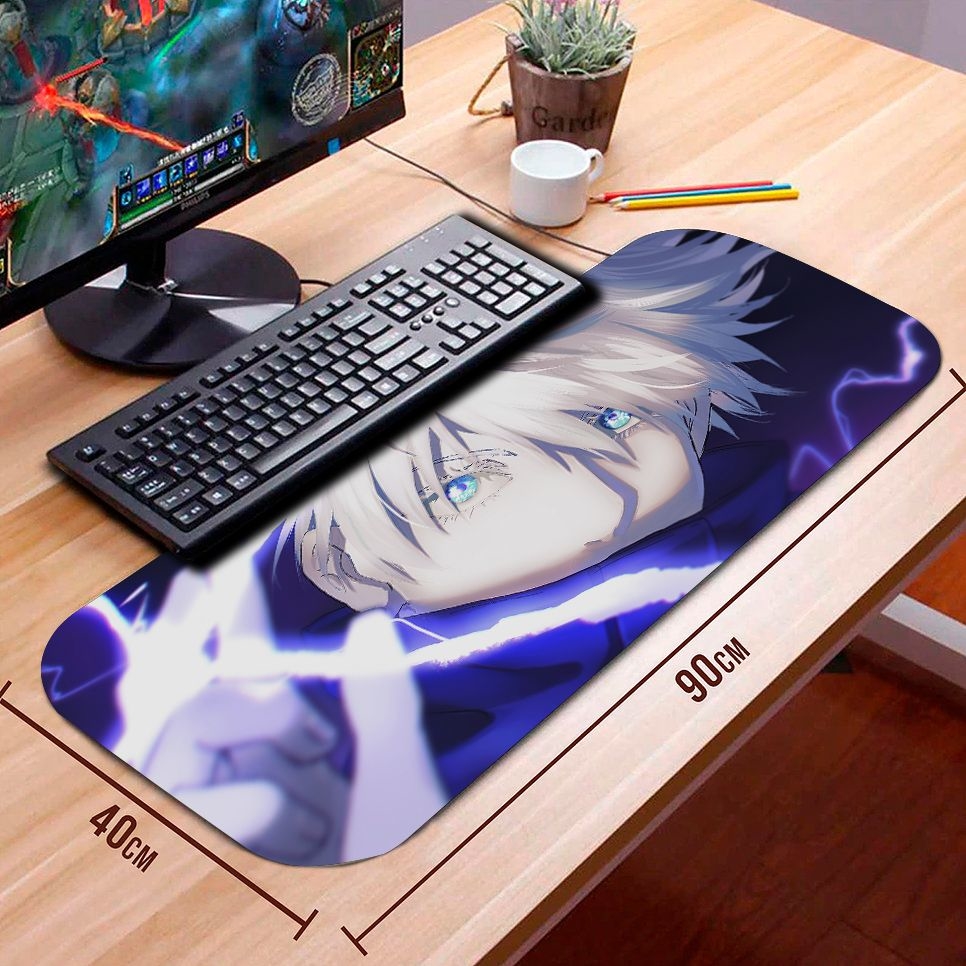 Mousepad Gamer - jujutsu kaisen - Gojo - 90x40cm
