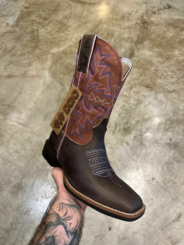Bota Feminina DGO Durango Couro Legítimo SBCR