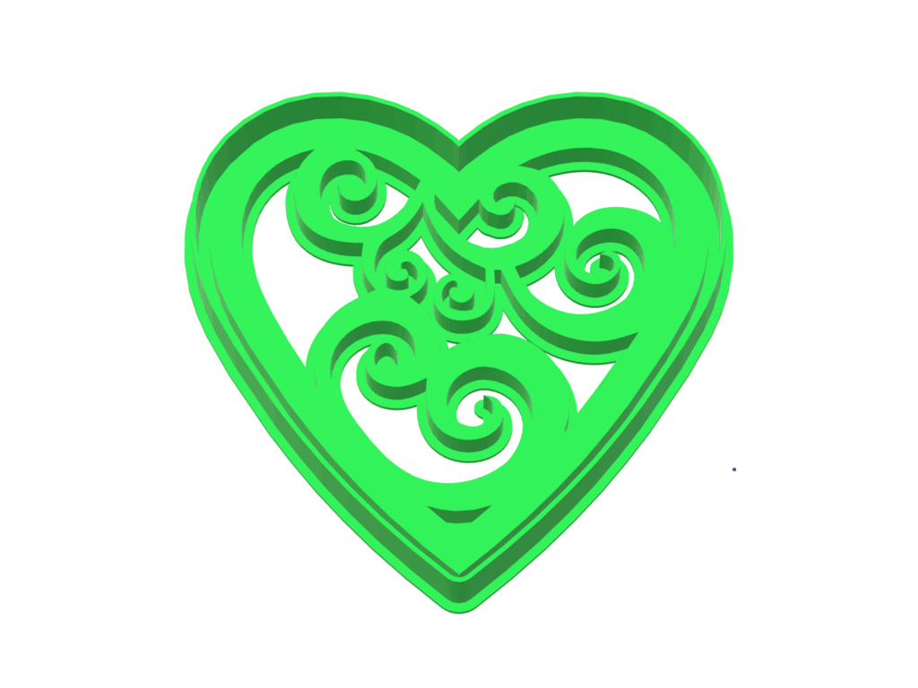 CORTANTE CORAZON GOTICO 8,5X8,5 CMS C1992 SAN VALENTIN