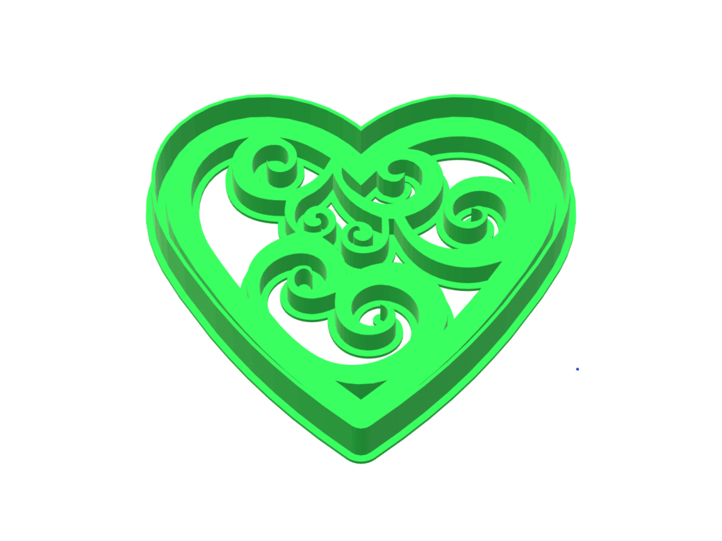 CORTANTE CORAZON GOTICO 8,5X8,5 CMS C1992 SAN VALENTIN