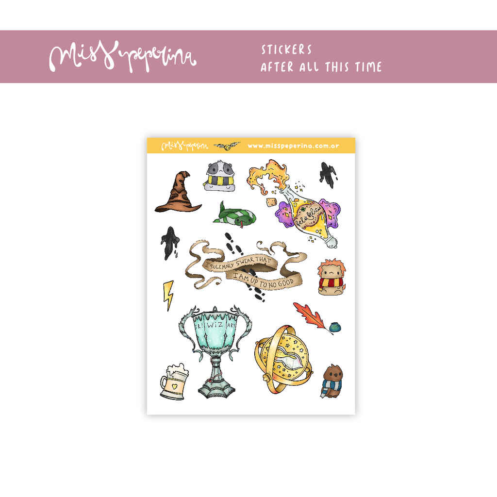 Stickers Esperando la carta - Comprar en Miss Peperina