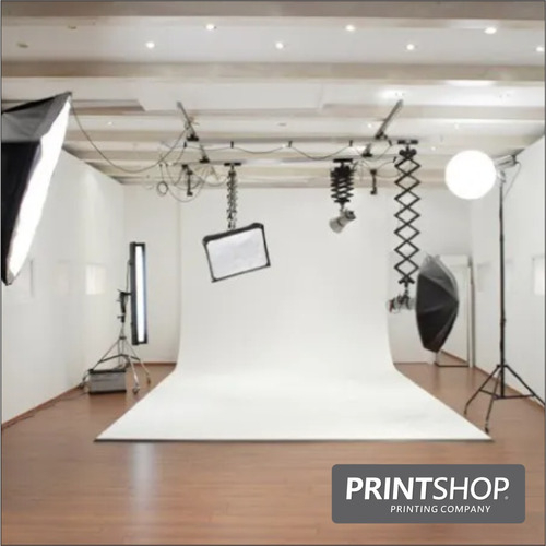 Fondo Infinito Fotografia Sin Fin Lona Mate Blanca - 1x5mts