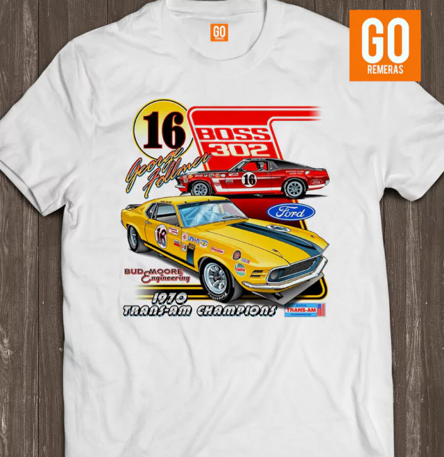 REMERA -MUSTANG BOSS Trans Am- - Comprar en Goremeras