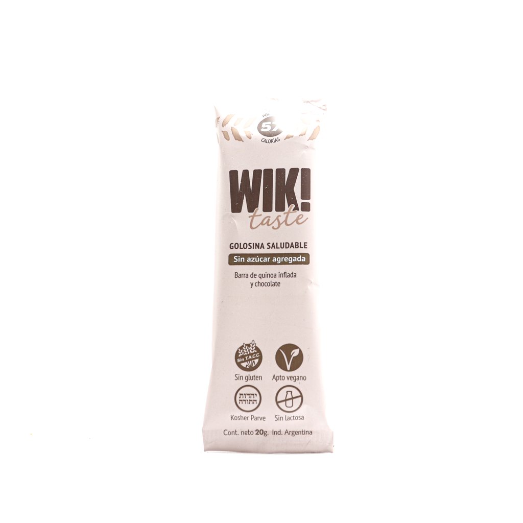 WIK! Barra de quinoa y chocolate x 20 grs - Raslok