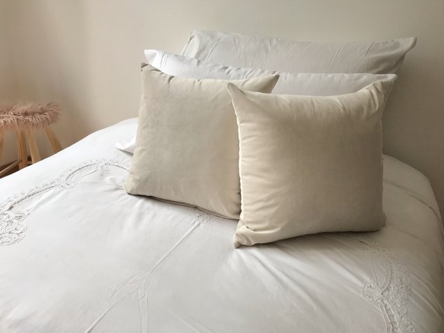 Almohadón pana beige - Comprar en Parcelle Home