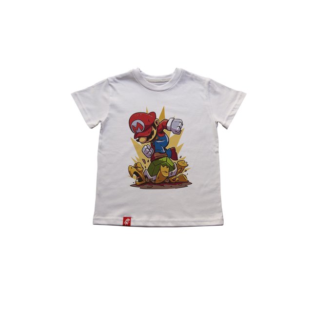 Mario Bros Video Juegos Remera Niños