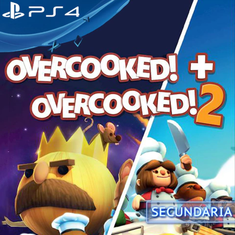 OVERCOOKED! + OVERCOOKED! 2 PS4 DIGITAL SECUNDARIA