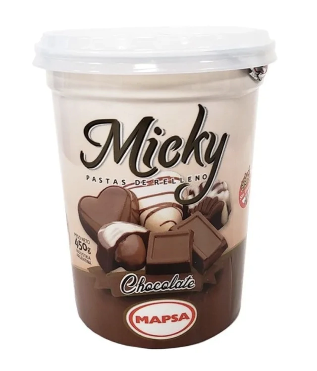 Pasta para rellenar Micky sabor chocolate